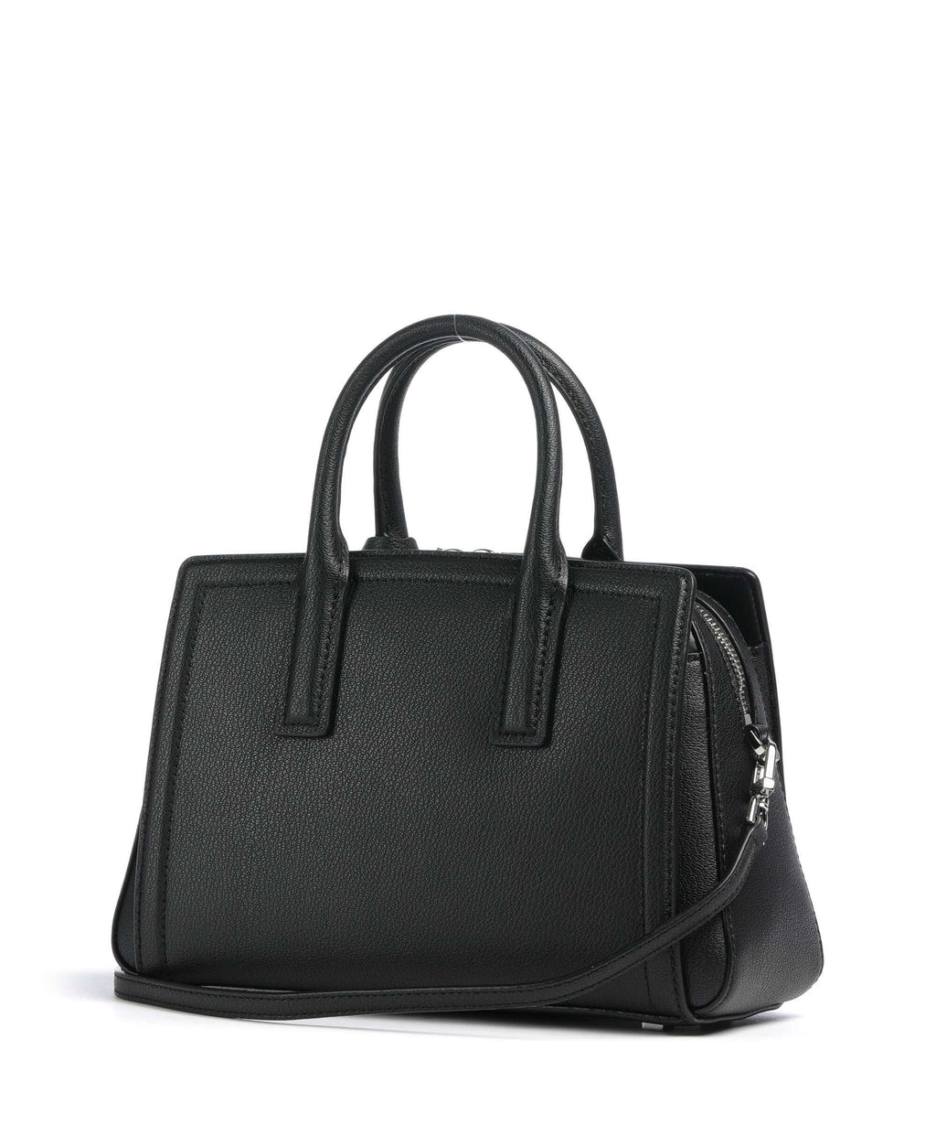 Michael Kors Laila Small Handtas gegreineerd rundleer black ...