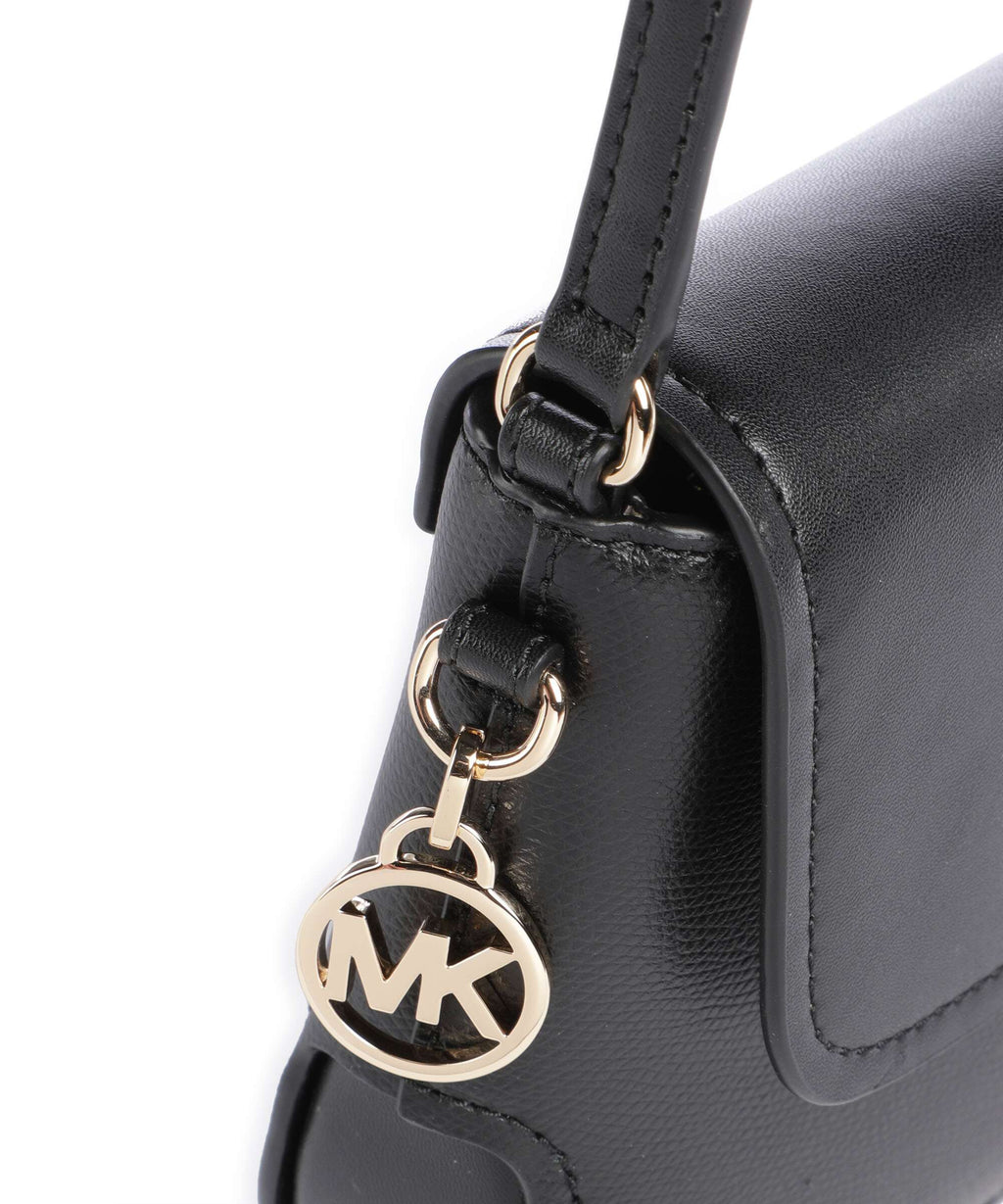 Michael Kors Alice Small Crossbody tas gegreineerd rundleer black ...