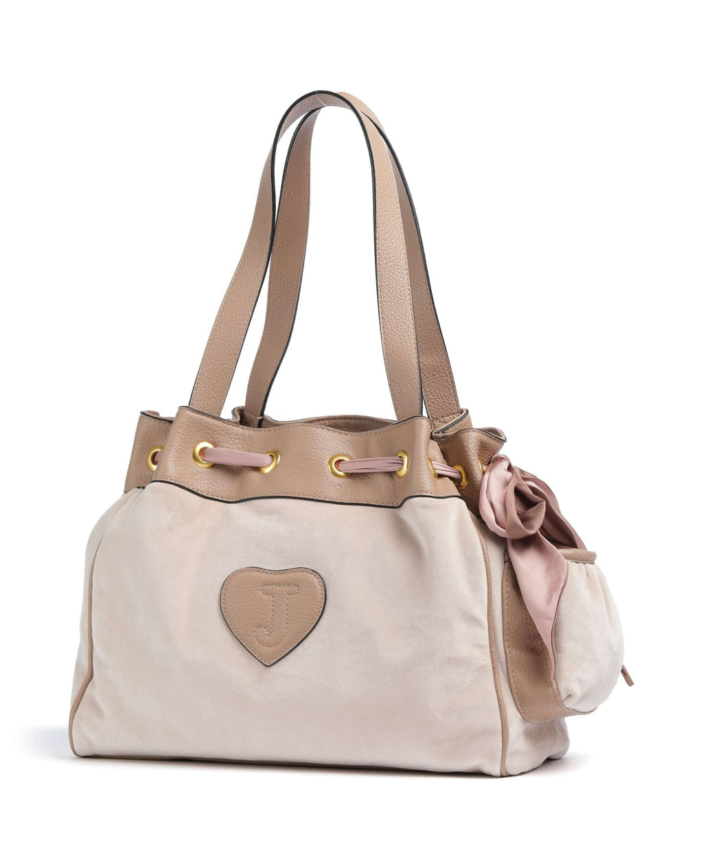 Juicy Couture Daydreamer L Tote bag velvet fabric sand - BIJD08674WZC ...
